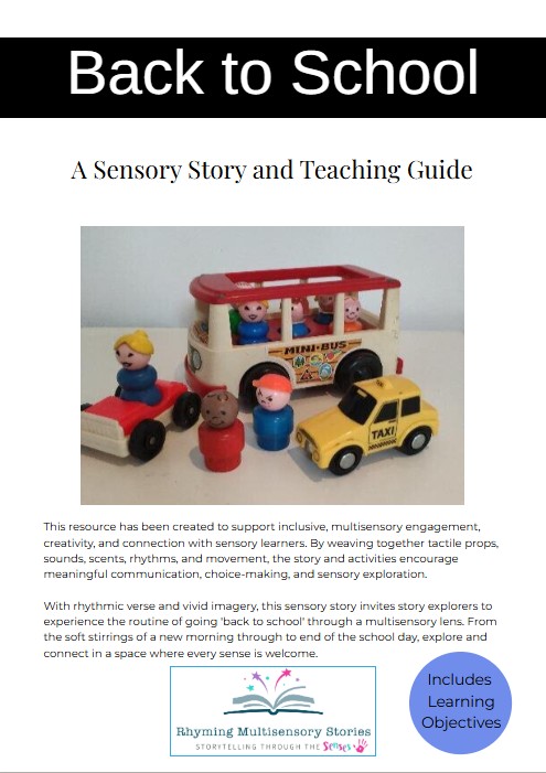 Back to School Sensory Story and Sensory Rich Activities Multiple ...