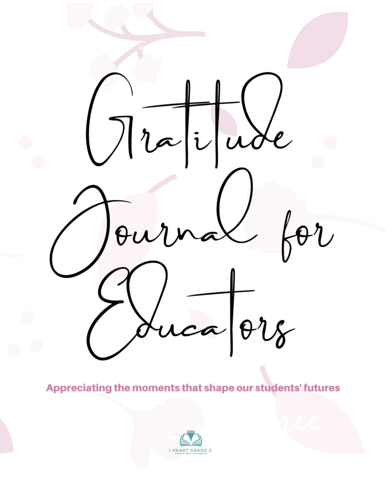 Gratitude Journal for Educators - TeachersTrading.com