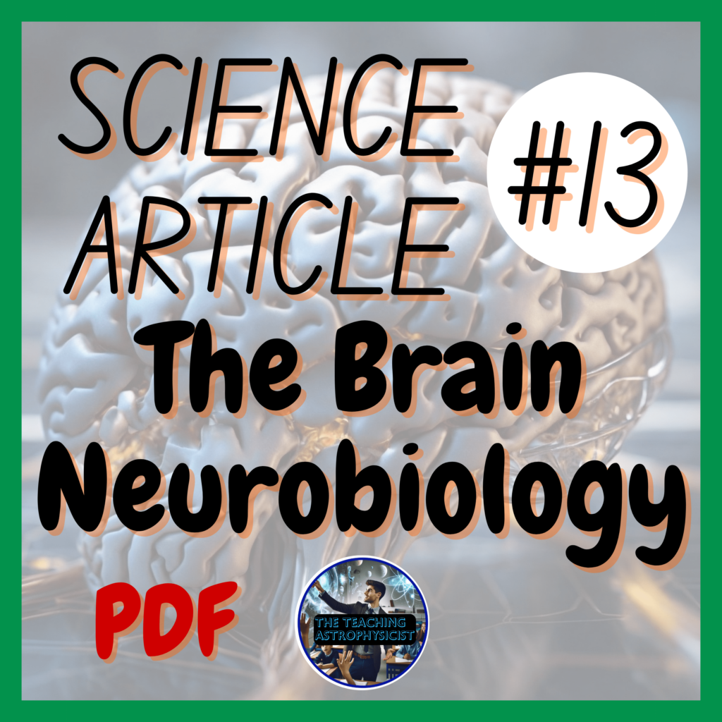 Neurobiology - The Brain Science Article #13 | Biology Reading ...