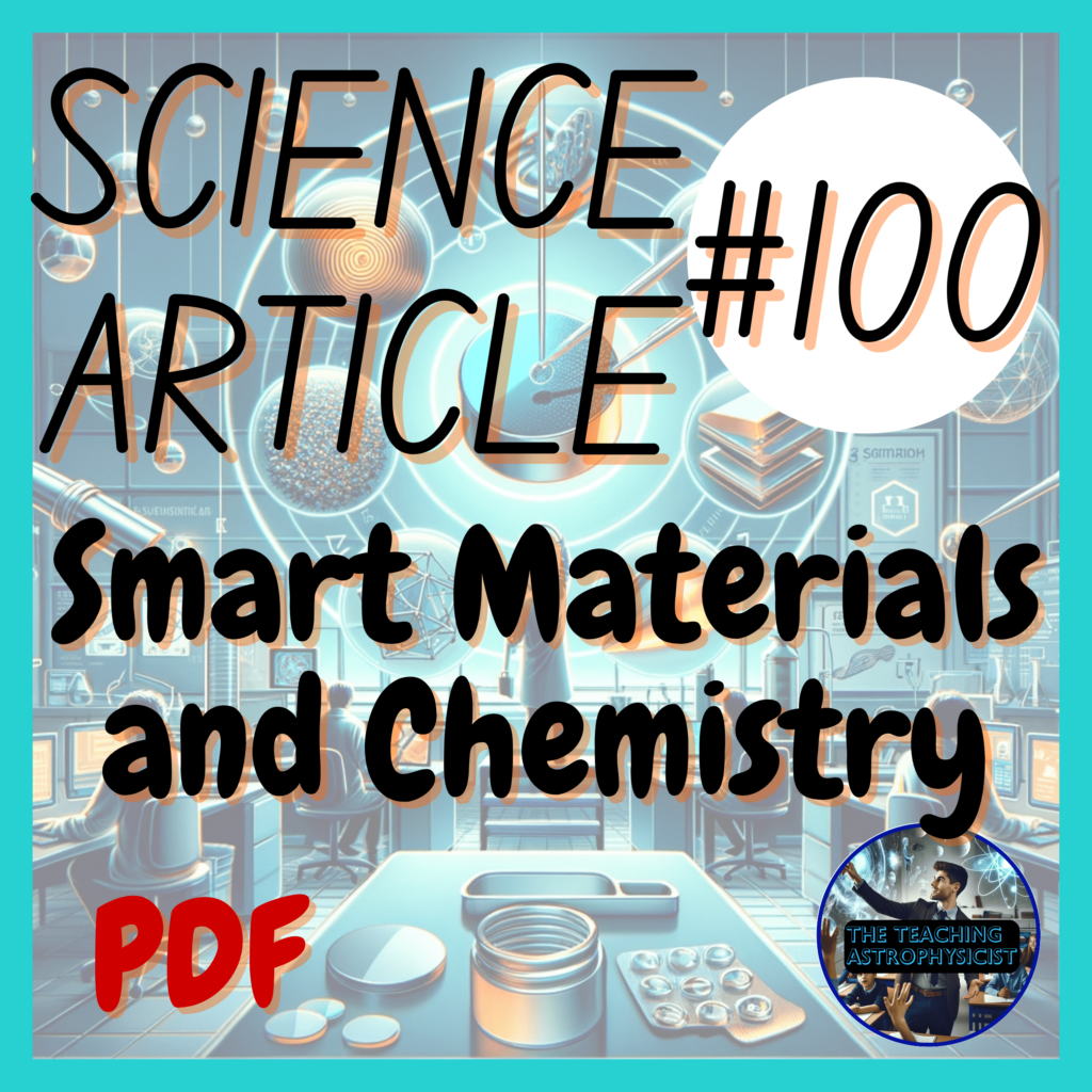 Smart Materials and Chemistry | Science Article #100 | Chemistry ...