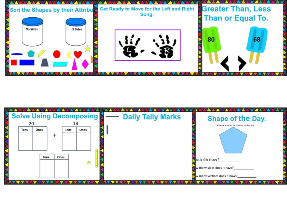 Morning Calendar With Language and Math - TeachersTrading.com