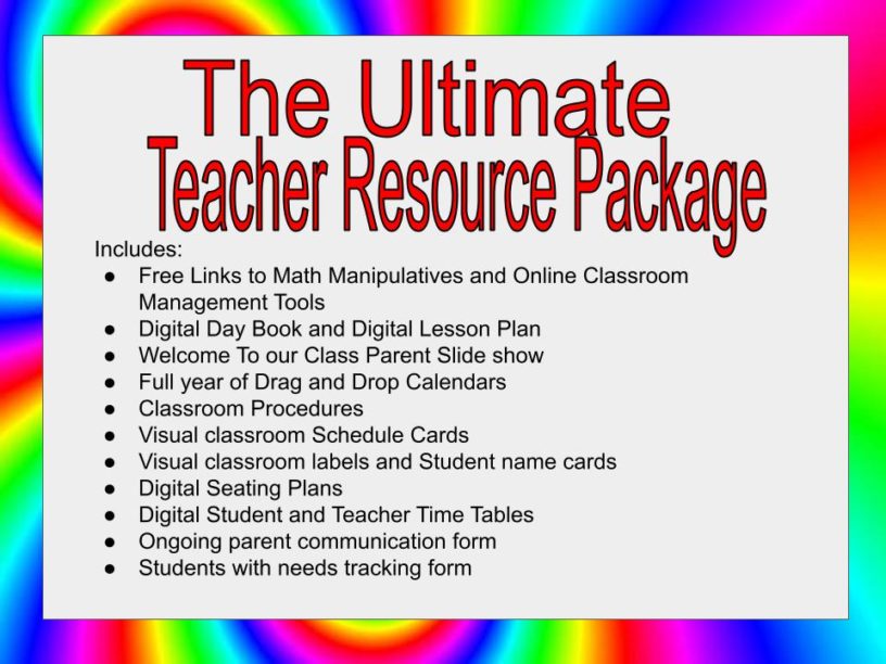 The Ultimate Teacher Resource Package - TeachersTrading.com