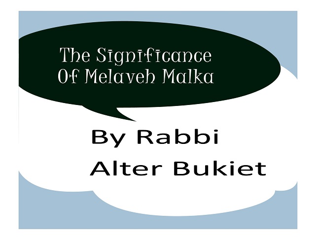 The Significance Of Melaveh Malka - TeachersTrading.com